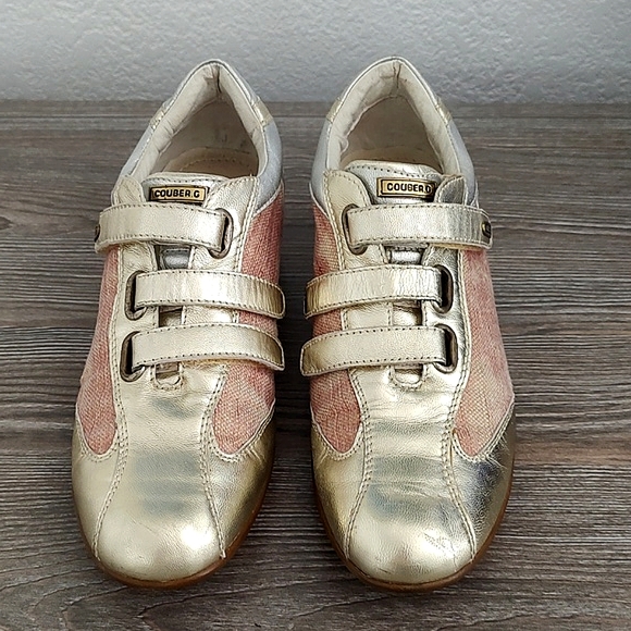 Couber.G | Shoes | Couberg Metallic Leather Gold Silver Contrast Rose ...